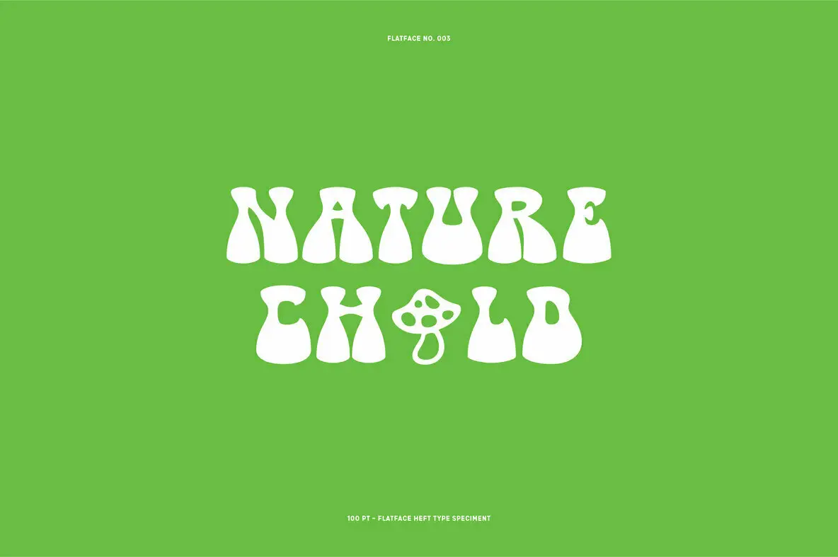 Flatface Heft Font - FontPath