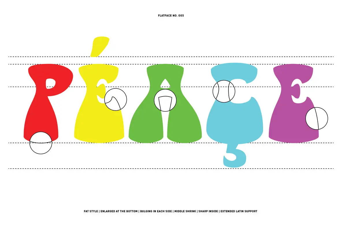 Flatface Heft Font - FontPath