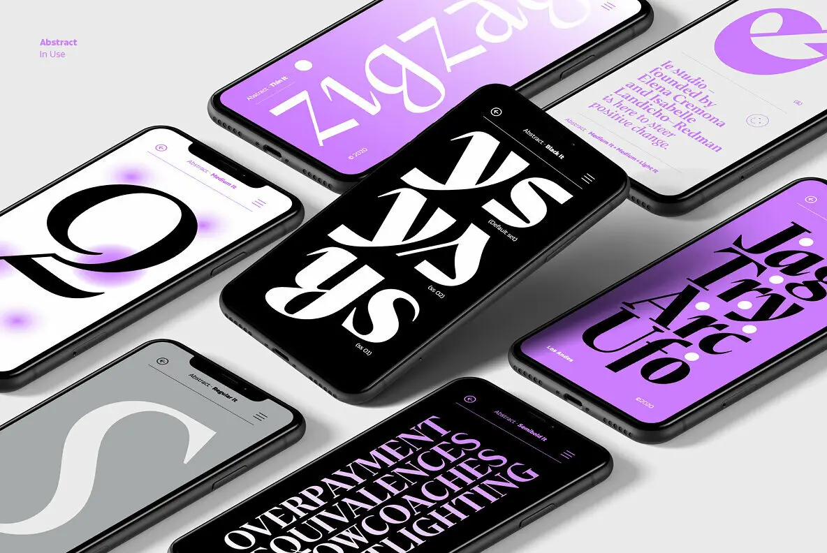 Abstract Font - YouWorkForThem