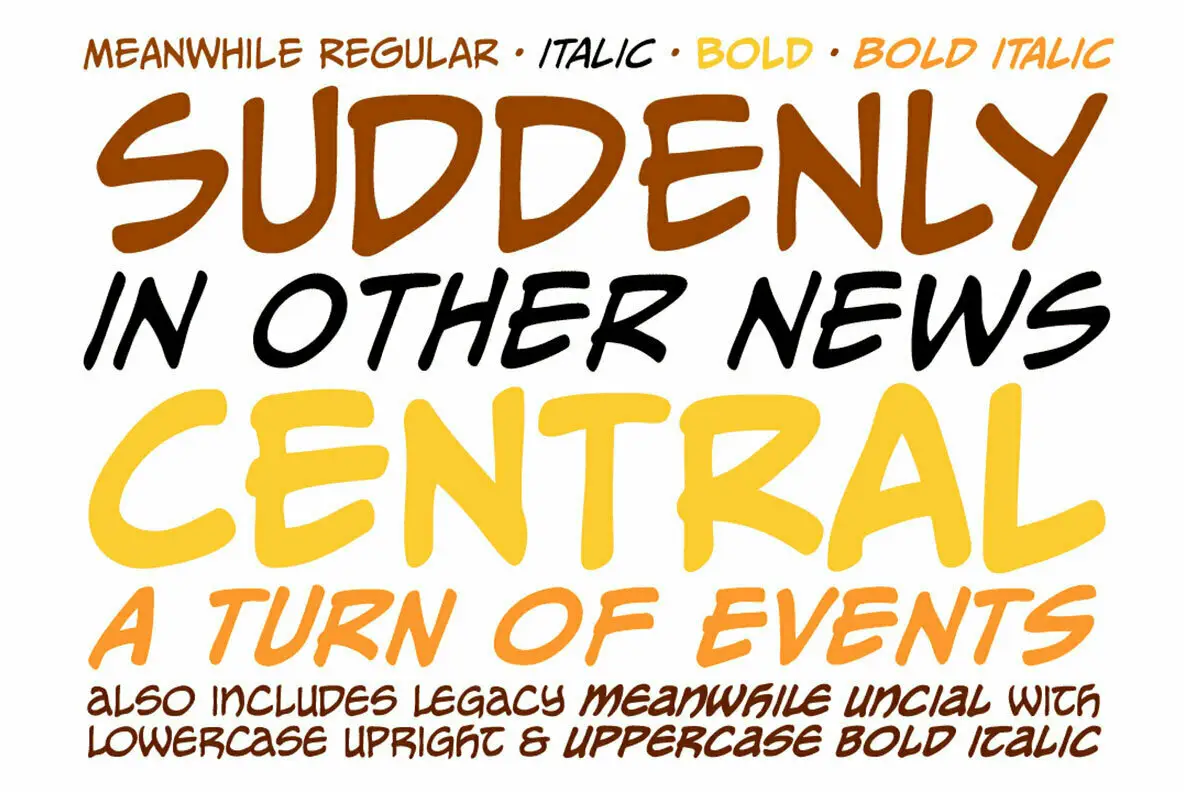 Meanwhile Font - FontPath