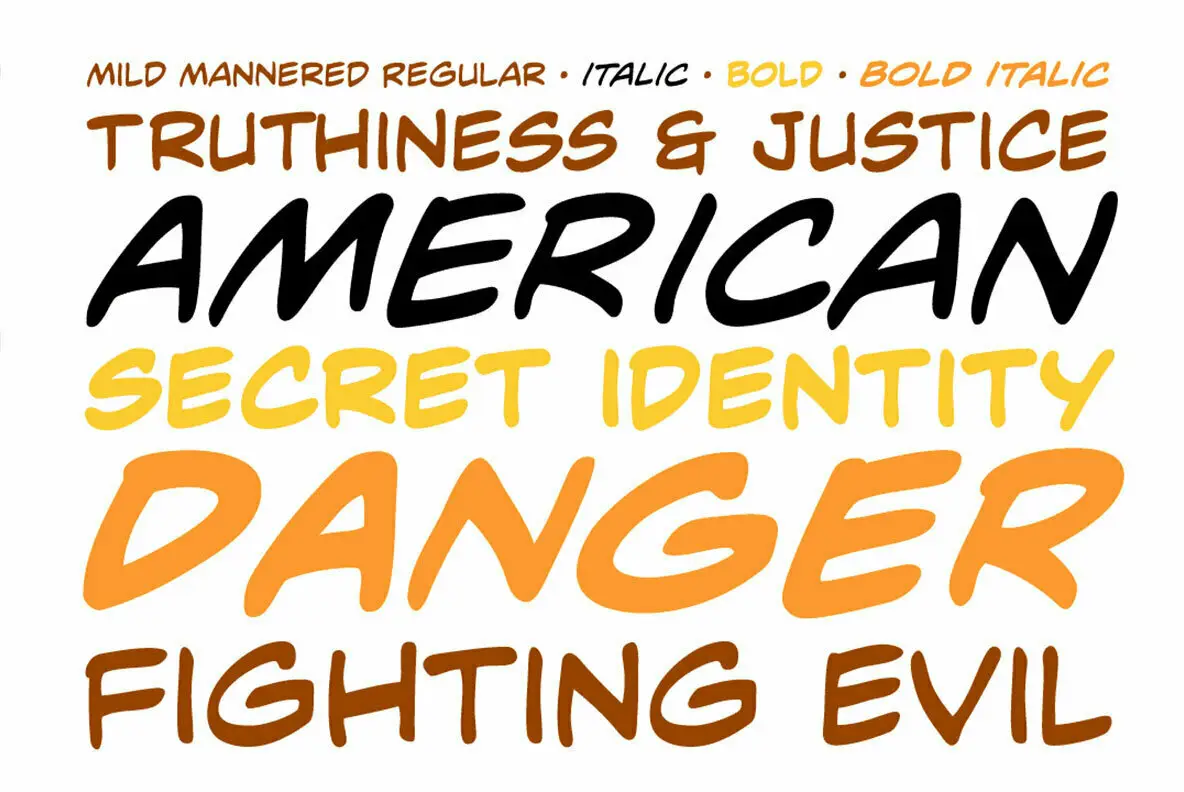 Mild Mannered Font - FontPath