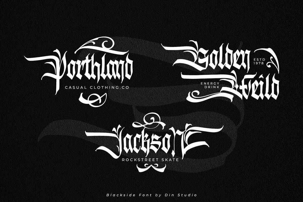 Blackside Font - YouWorkForThem