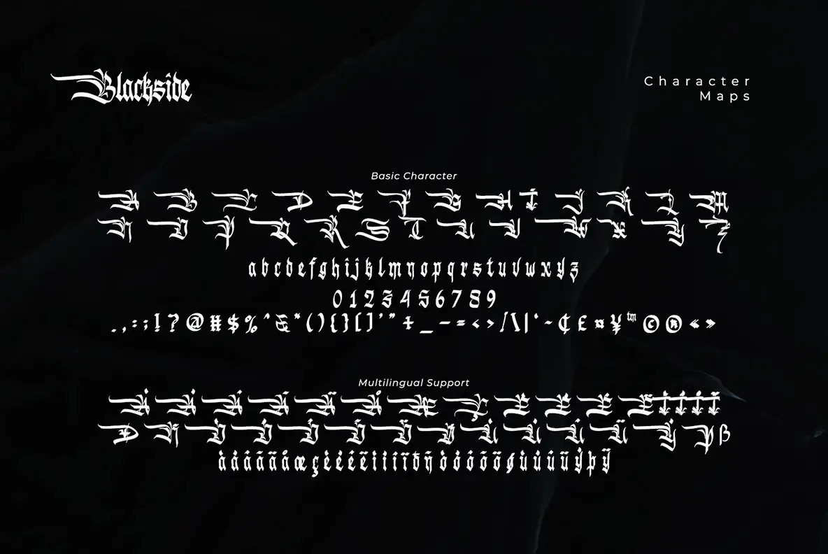 Blackside Font - YouWorkForThem