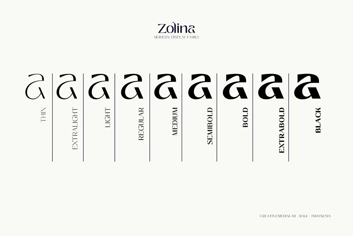 Zolina Font - YouWorkForThem