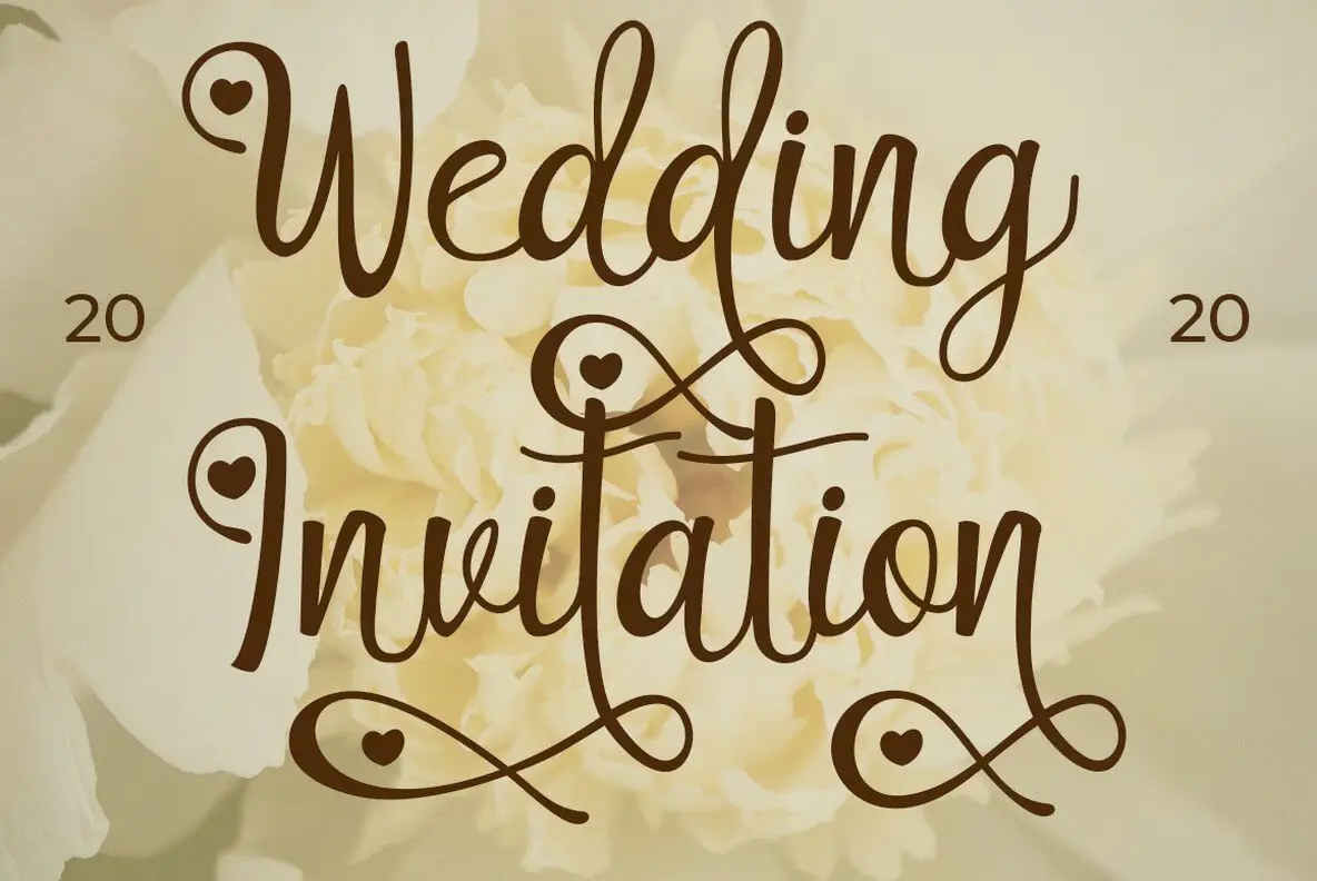 Lovely Couple Font - YouWorkForThem