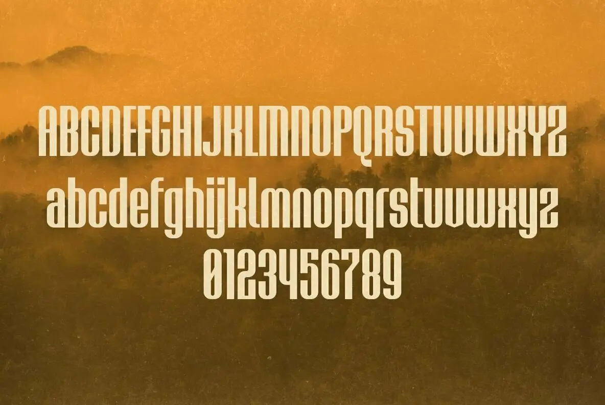 Bosque Line Font - FontPath