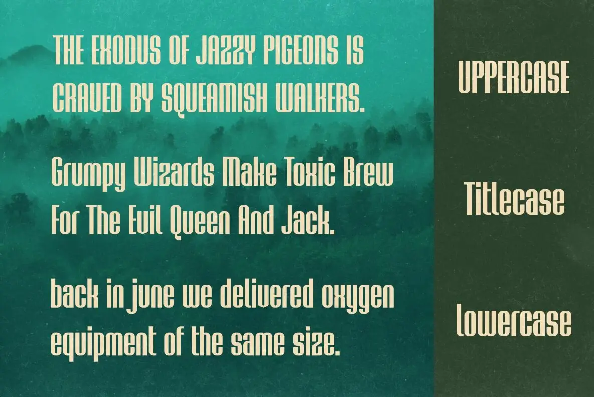 Bosque Line Font - FontPath