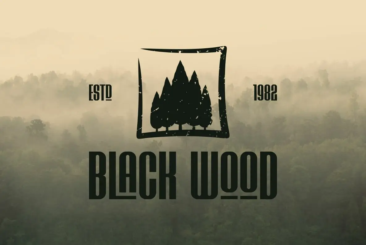 Bosque Line Font - FontPath