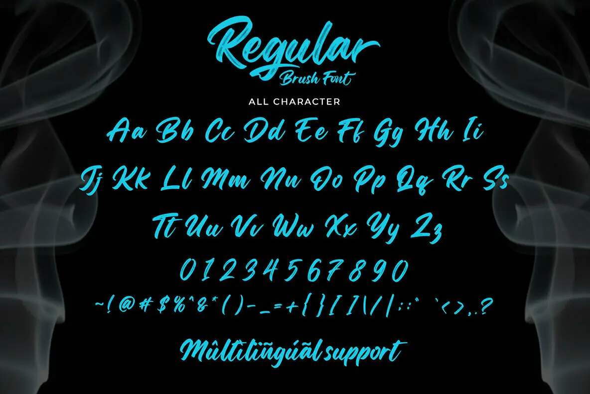 Regular Brush Font - FontPath