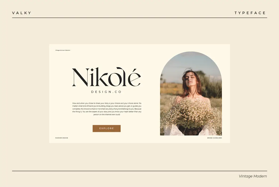 Valky Font - YouWorkForThem