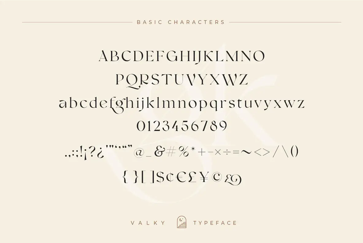 Valky Font - YouWorkForThem