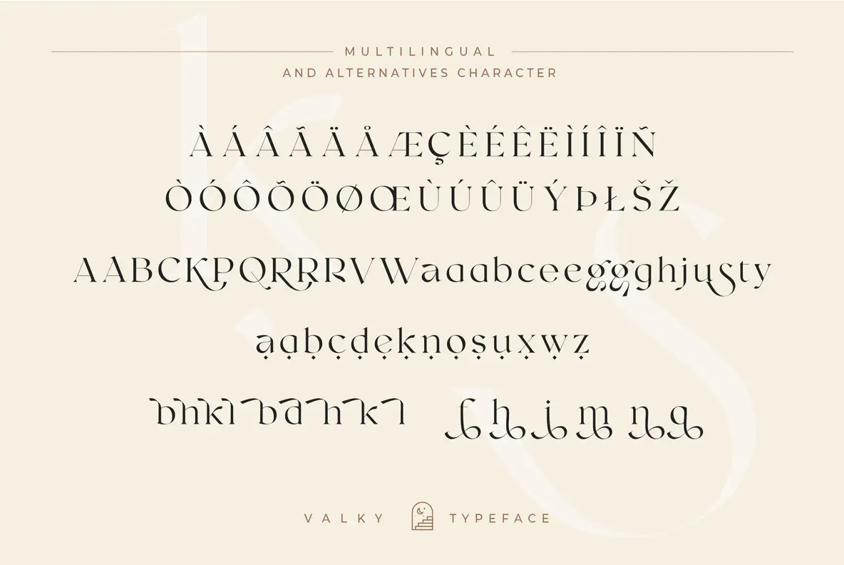 Valky Font - YouWorkForThem