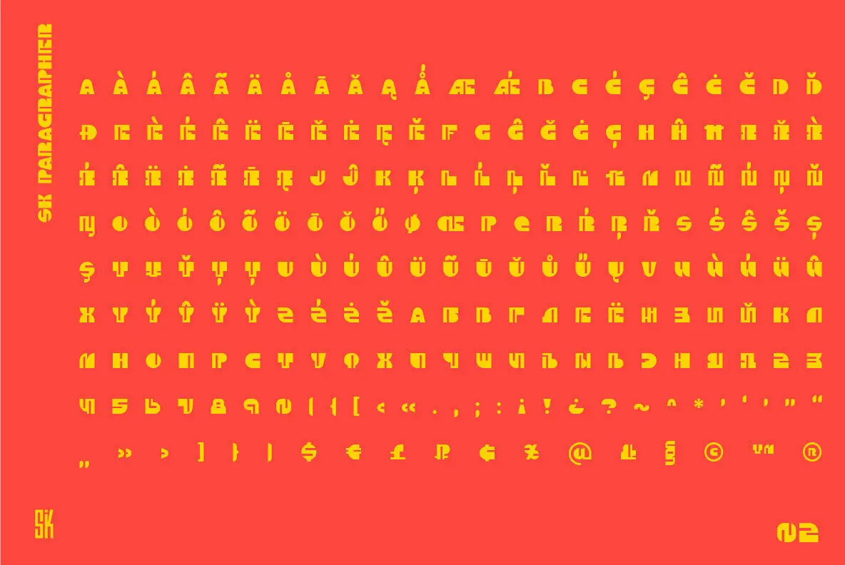 SK Paragrapher Font - FontPath