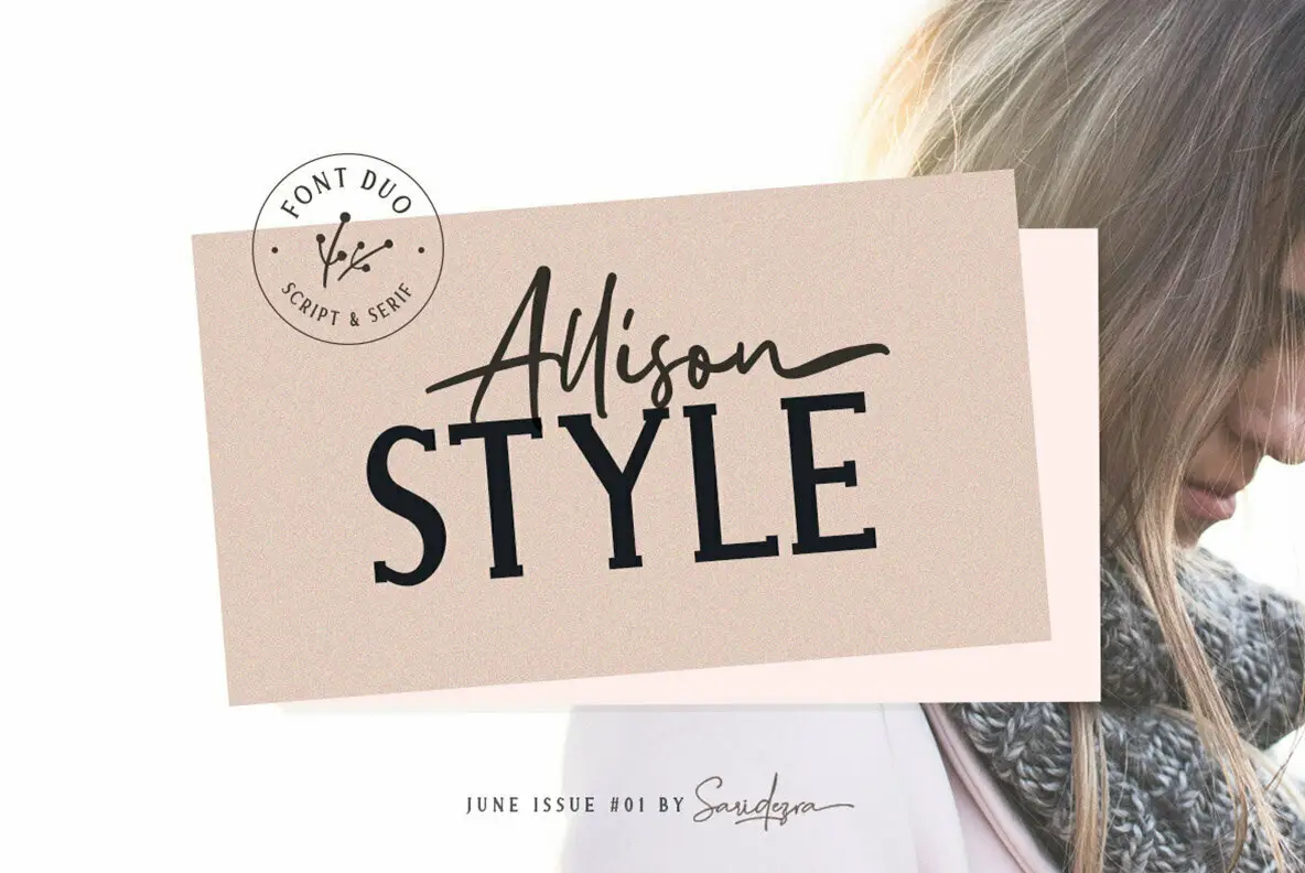 Allison Style Font Duo - YouWorkForThem