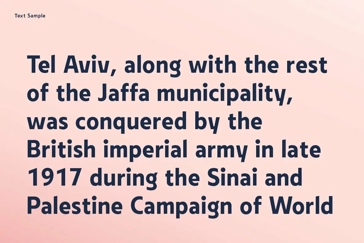 Tel Aviv Font - YouWorkForThem