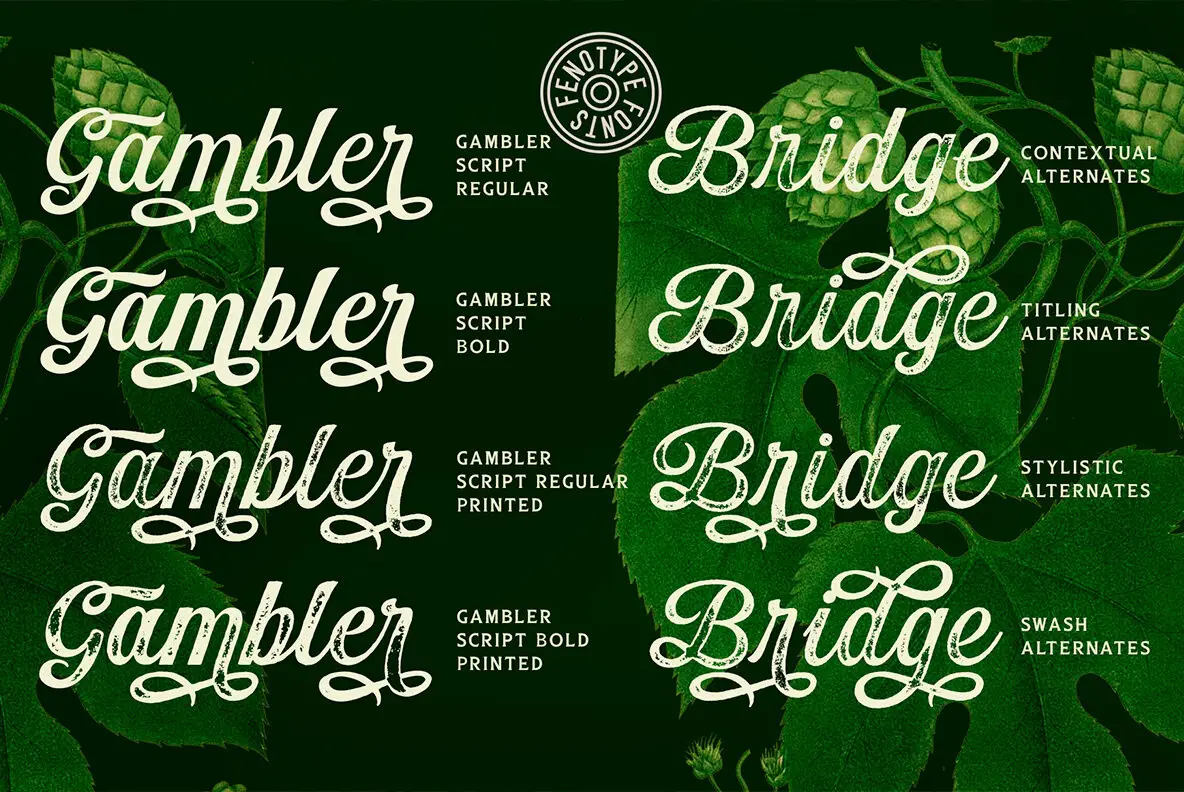 Gambler Font - YouWorkForThem