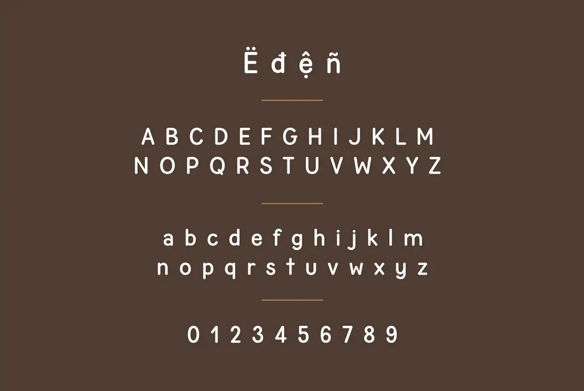 Eden Font - YouWorkForThem