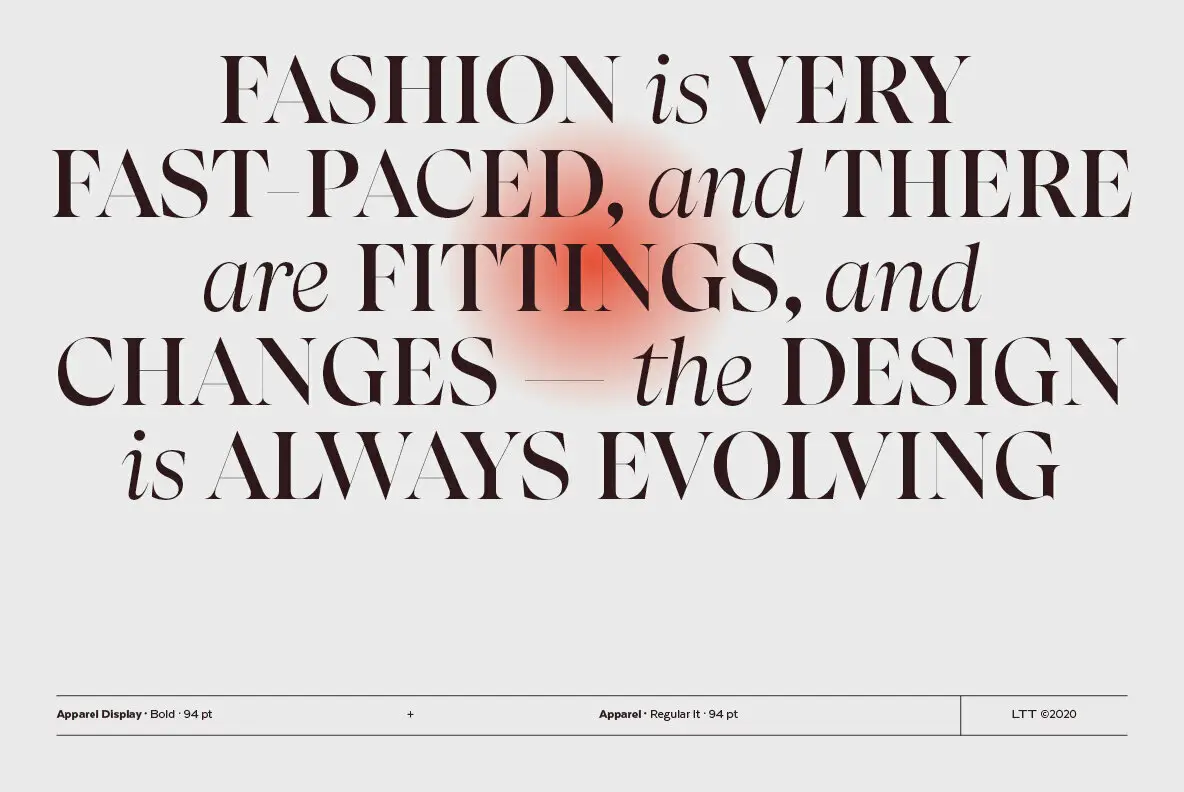 Apparel Font - YouWorkForThem