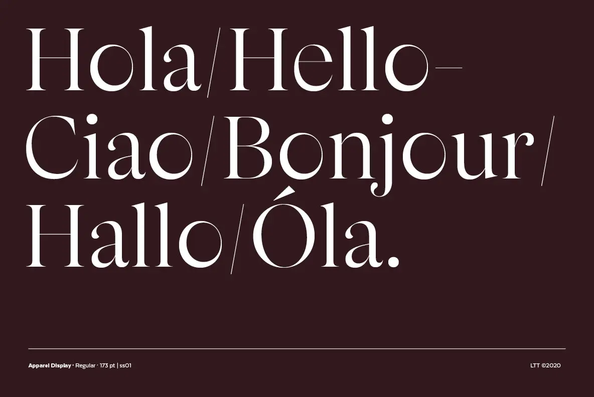 Apparel Font - YouWorkForThem