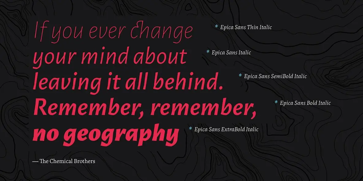 Epica Pro Font - YouWorkForThem