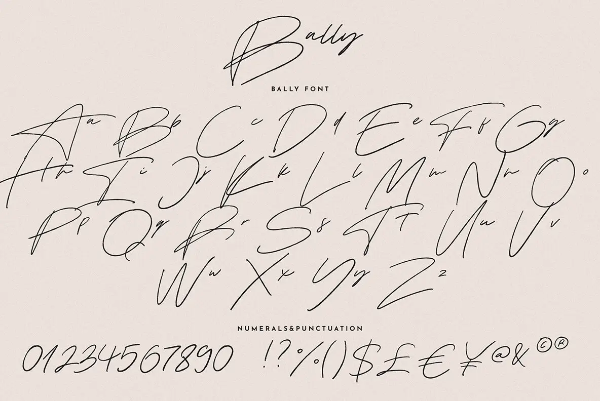 Bally Font - YouWorkForThem