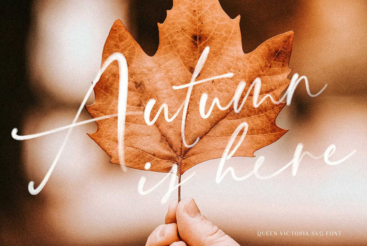 Queen Victoria SVG Font - FontPath