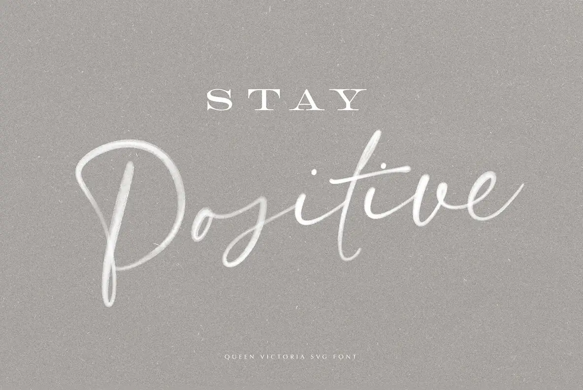 Queen Victoria SVG Font - FontPath