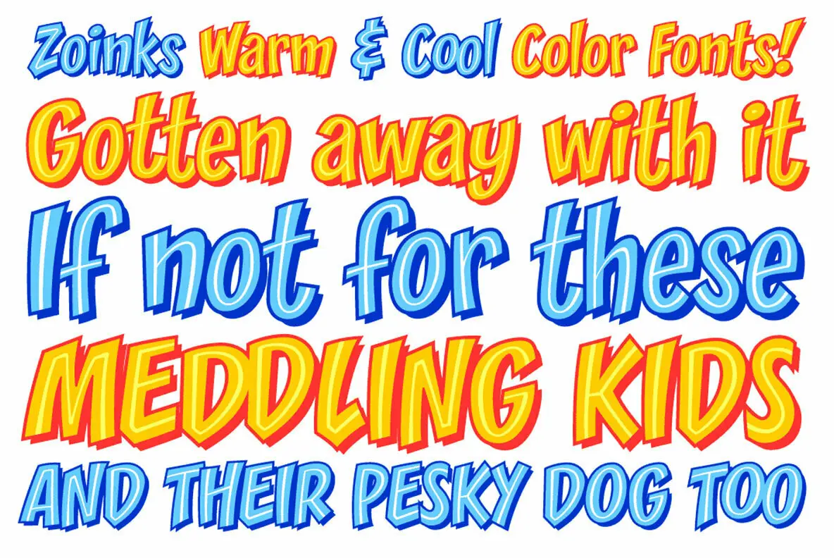 Zoinks Font - FontPath