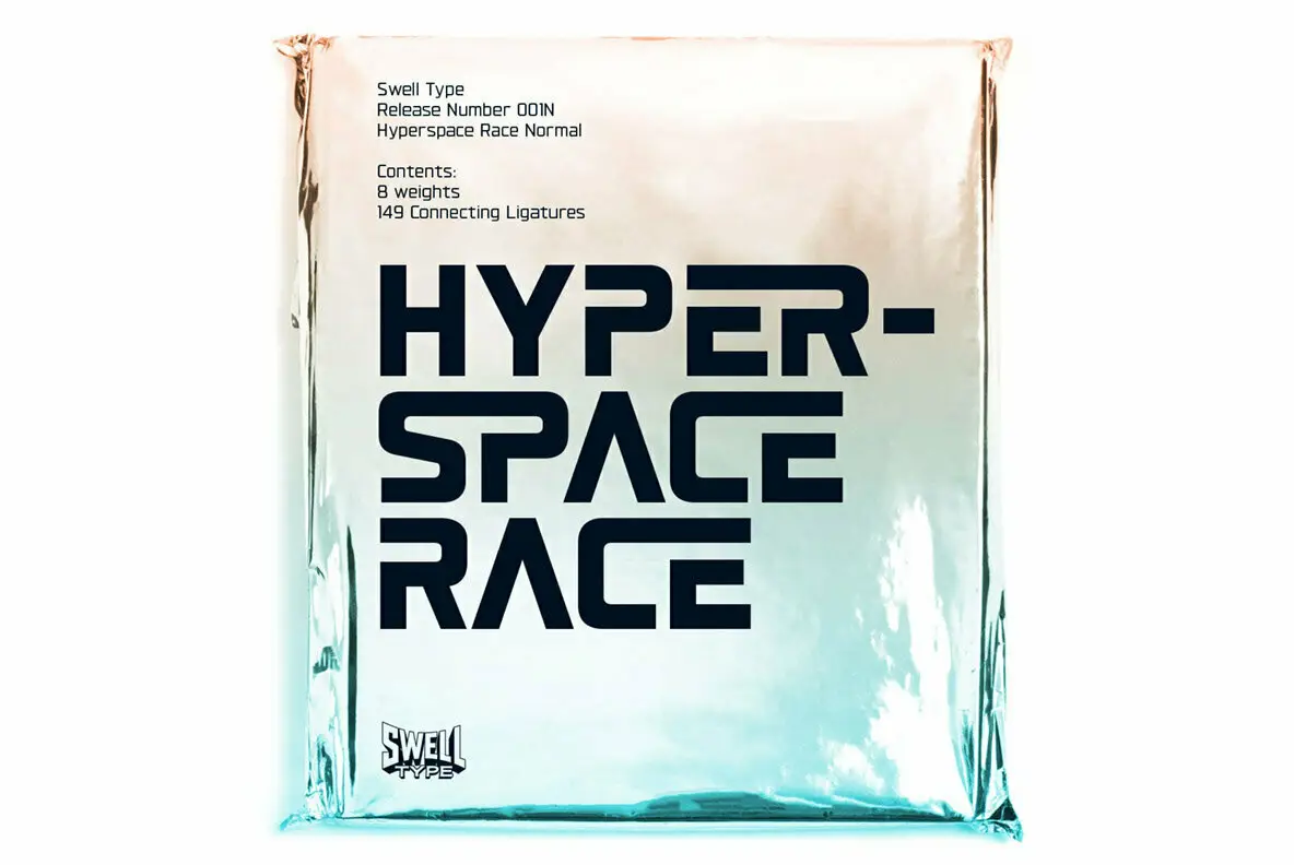 Hyperspace Race Normal Font - FontPath