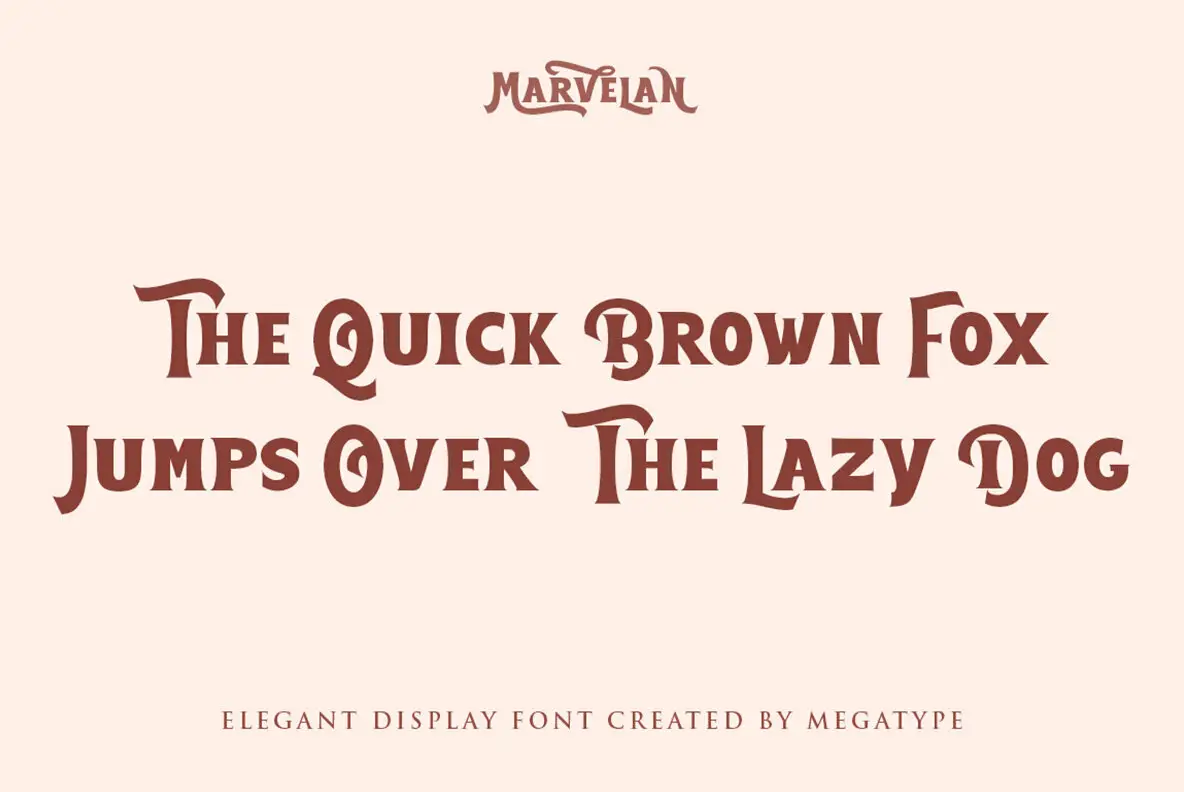 Marvelan Font - YouWorkForThem