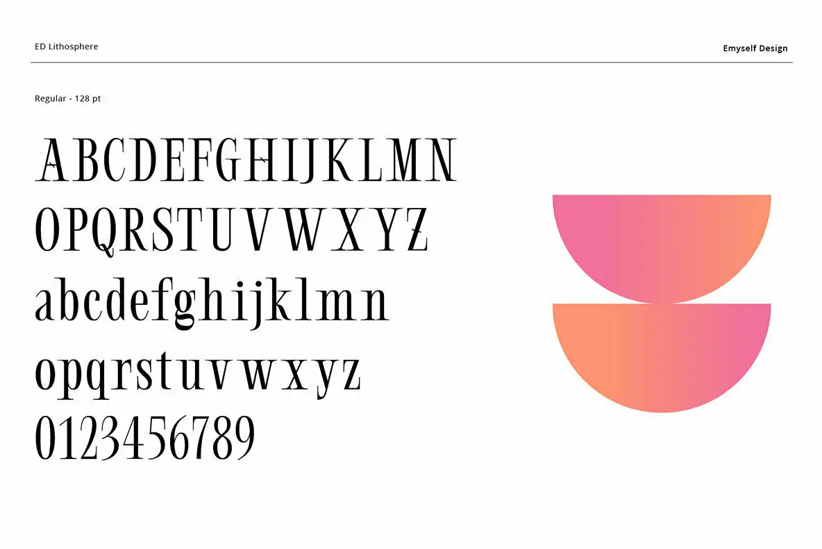 ED Lithosphere Font - YouWorkForThem