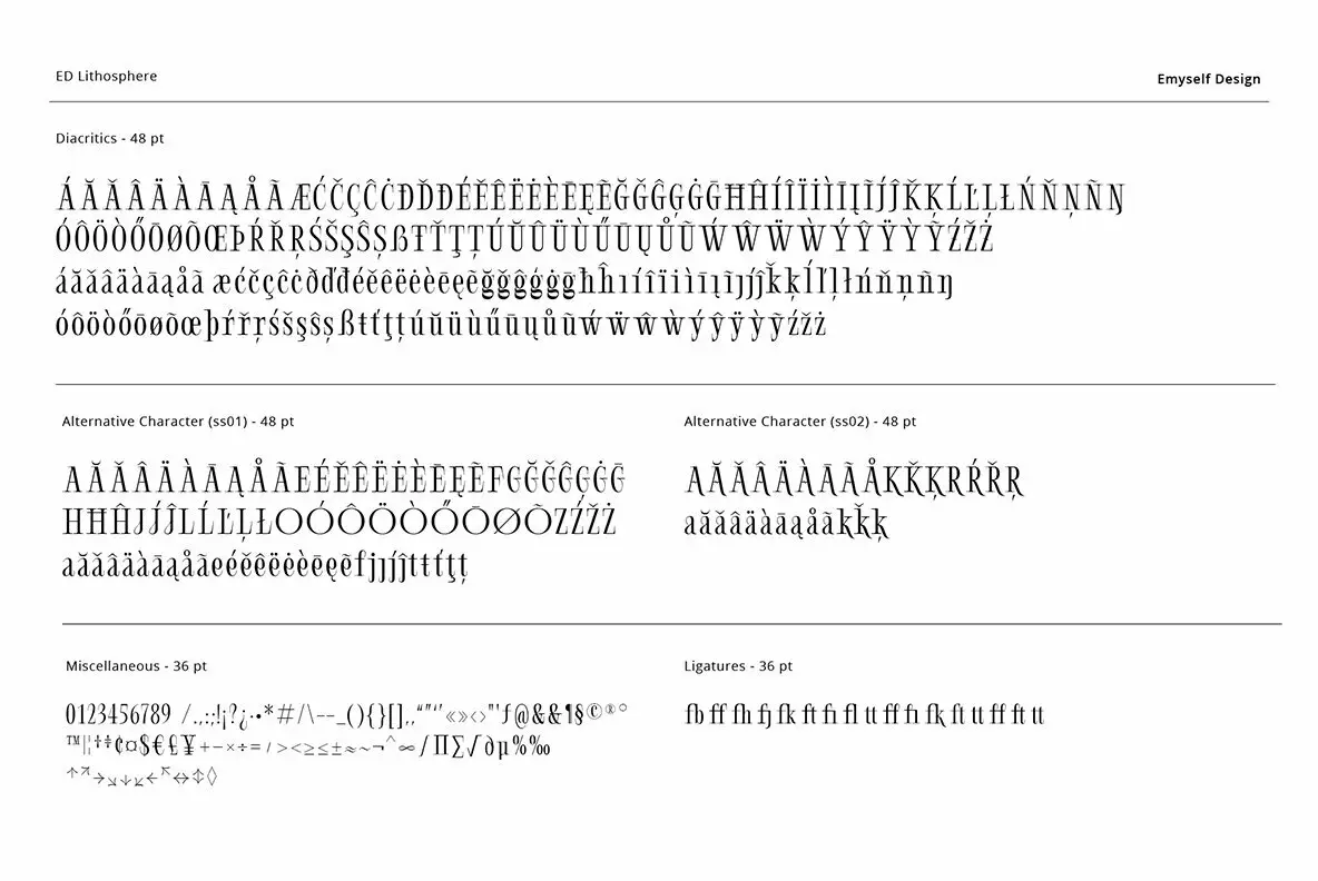 ED Lithosphere Font - YouWorkForThem