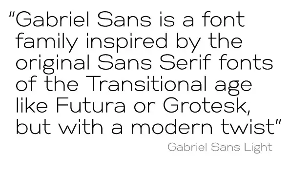 Gabriel Sans Font - YouWorkForThem