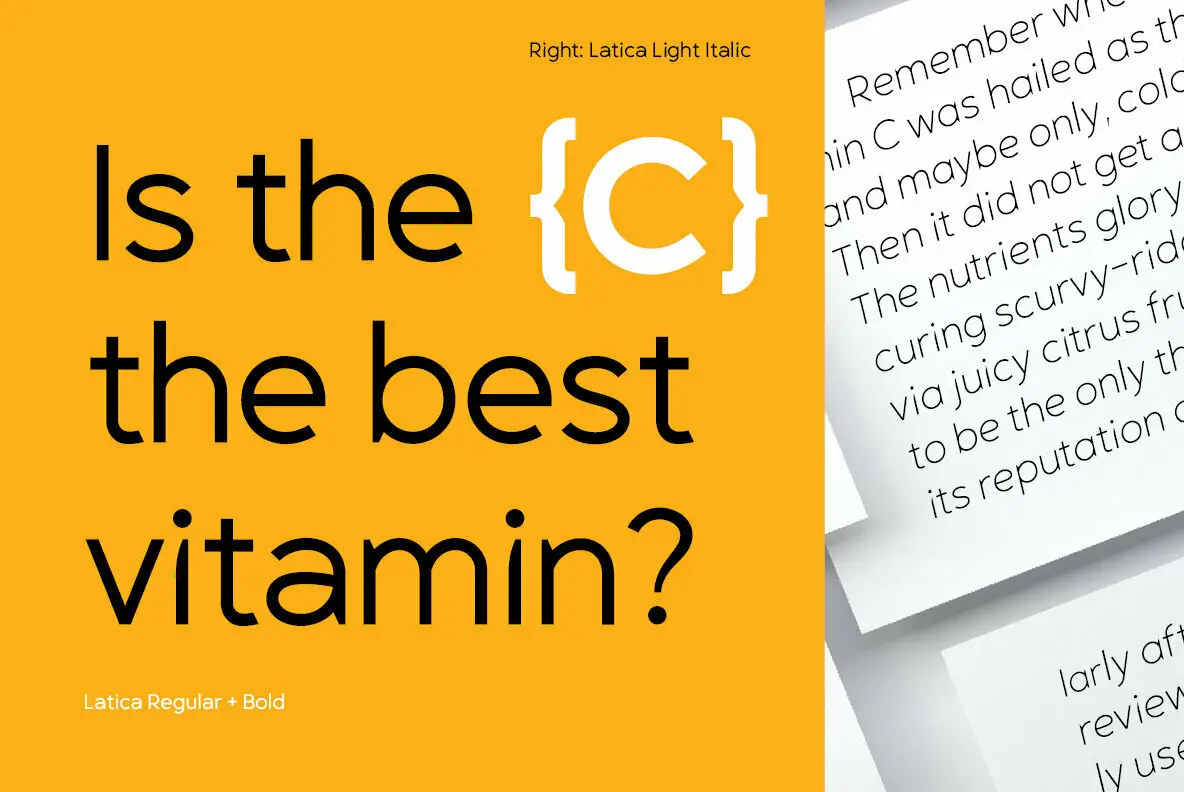 Latica Font - YouWorkForThem