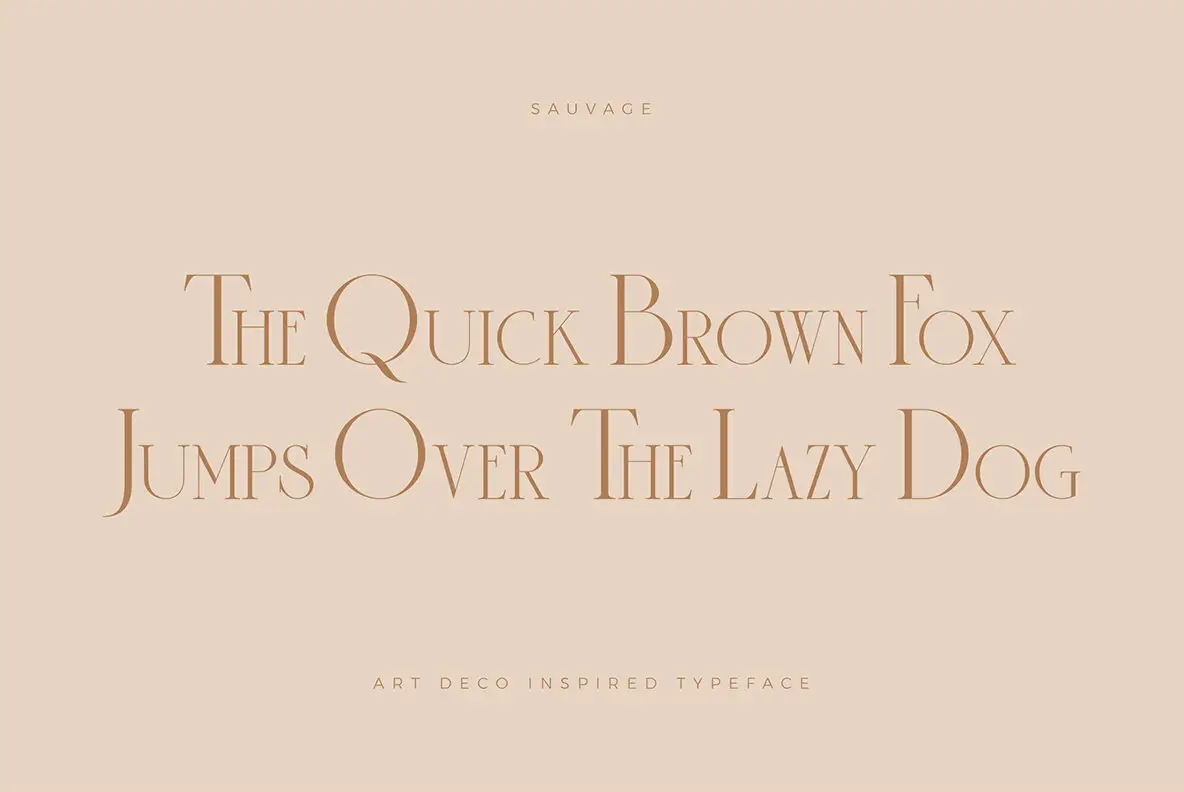 Sauvage Font - FontPath