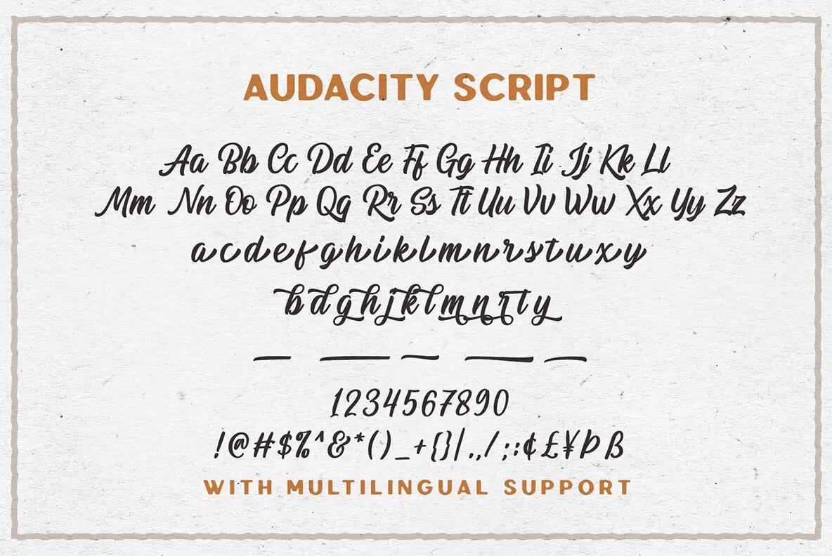 Audacity Font Duo - YouWorkForThem