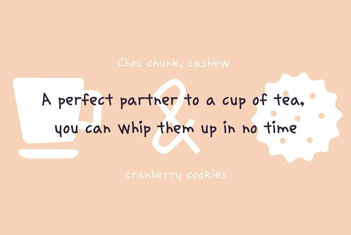 HU Cookie Font - YouWorkForThem