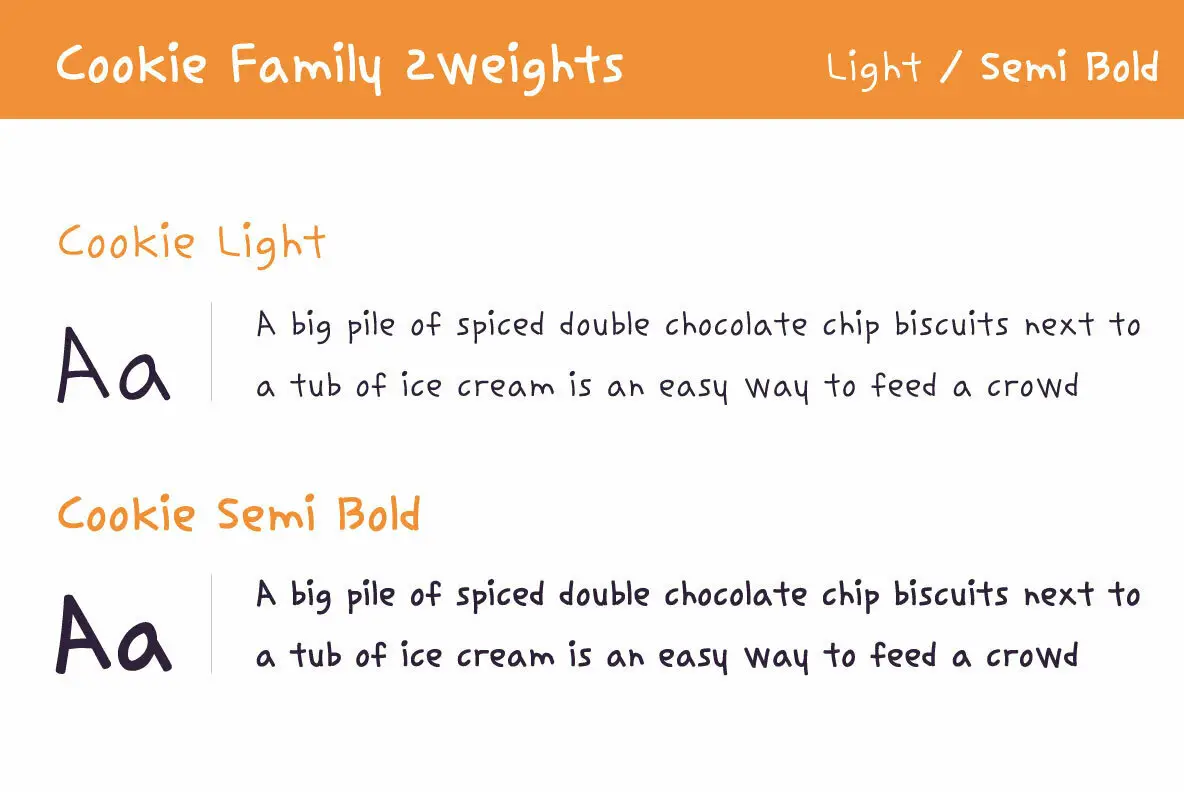 HU Cookie Font - YouWorkForThem