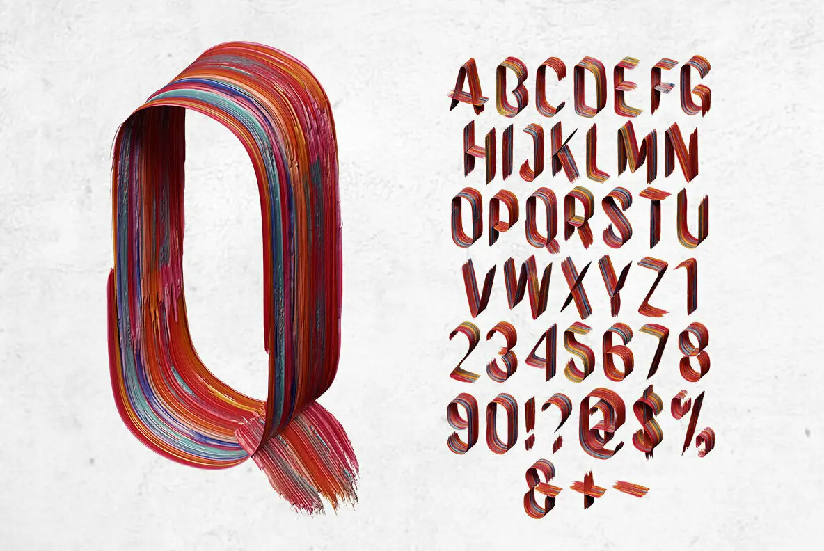 Masterpiece SVG Font Font - FontPath