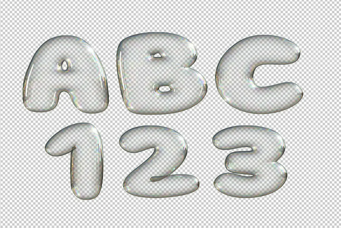 Soap Bubbles SVG Font - YouWorkForThem