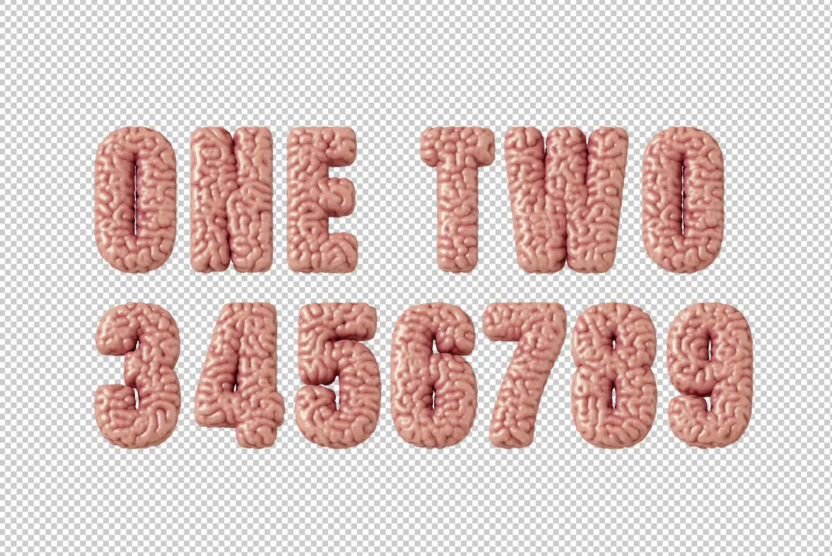 Brain SVG Font Font - FontPath