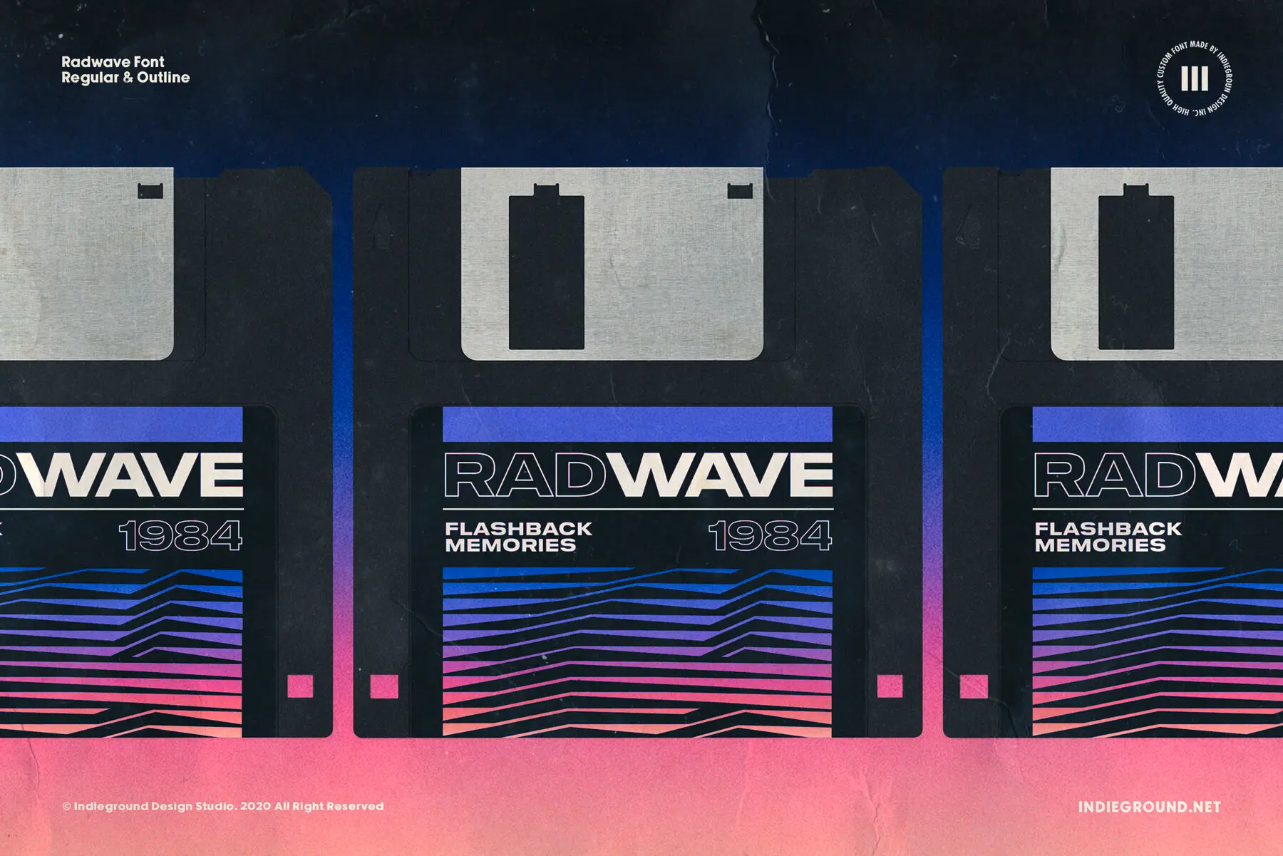 Radwave Font - YouWorkForThem