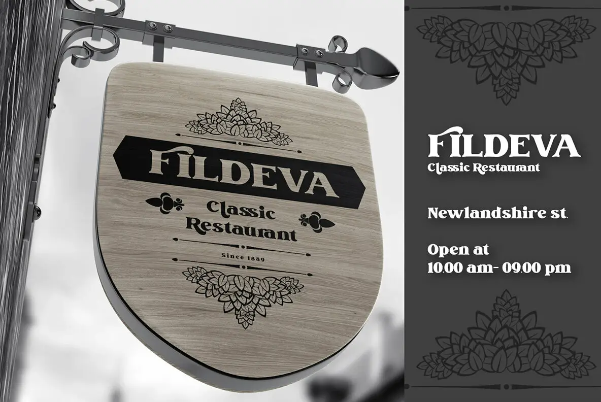 Vintage Rovery Font - YouWorkForThem