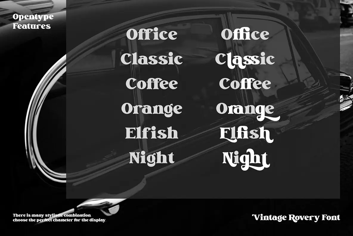 Vintage Rovery Font - YouWorkForThem