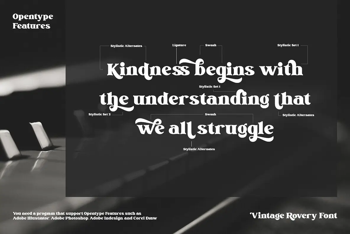 Vintage Rovery Font - YouWorkForThem