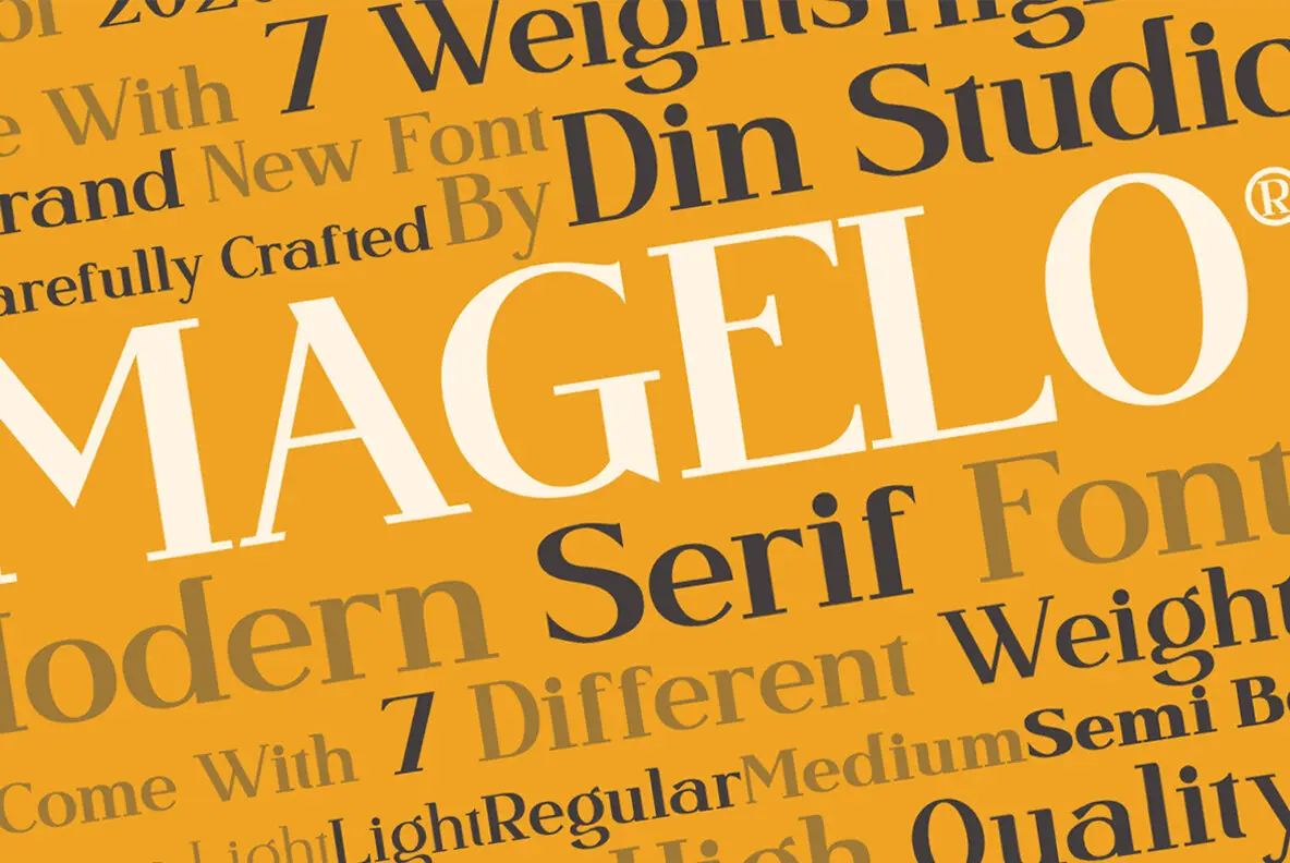 Magelo Font - YouWorkForThem