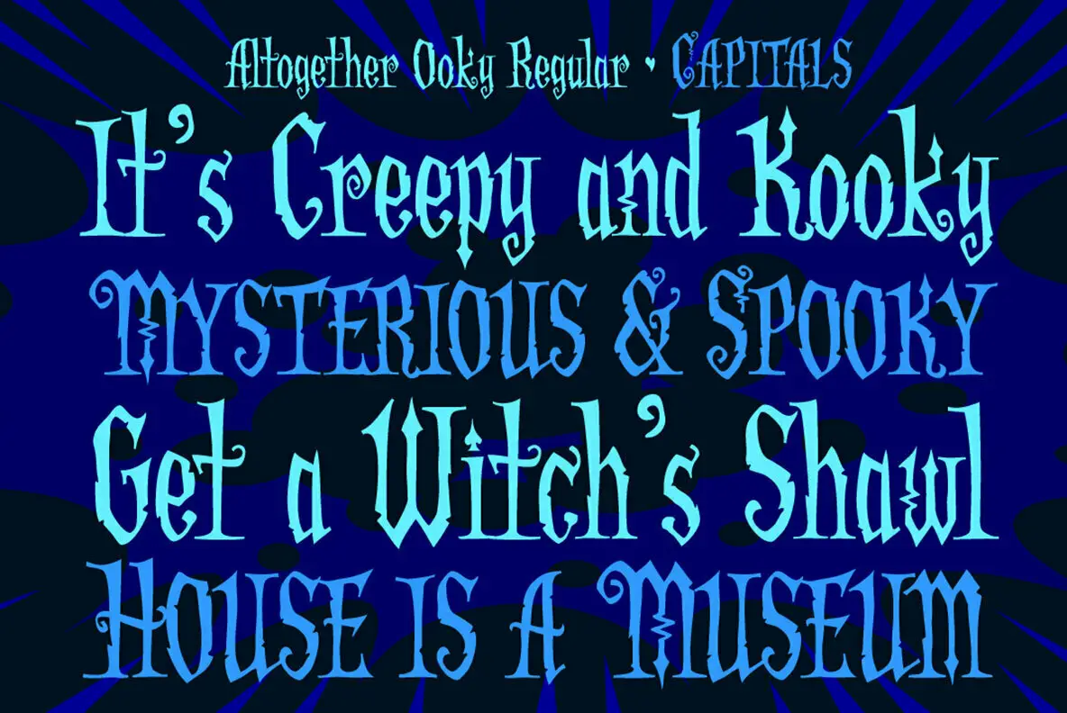 Altogether Ooky Font - YouWorkForThem