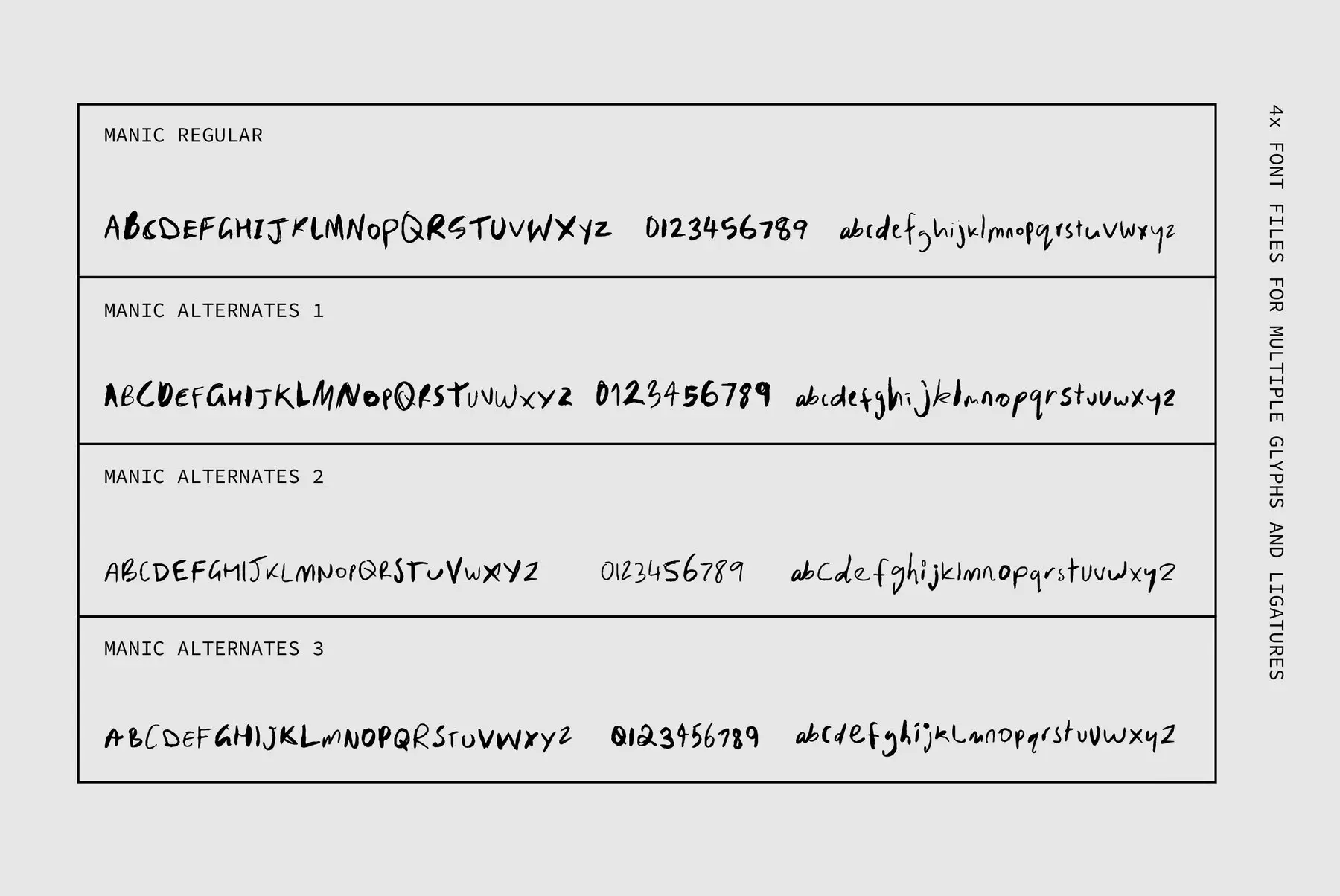 MANIC Font - YouWorkForThem