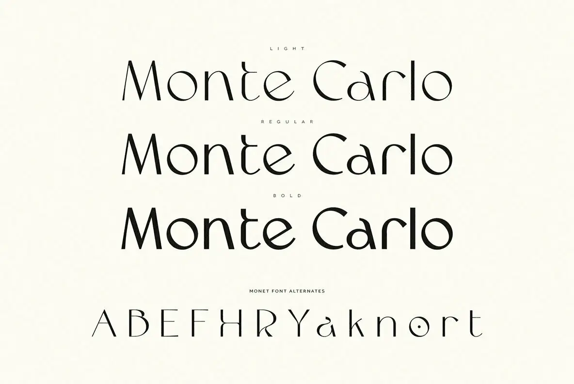 Monet Font - YouWorkForThem