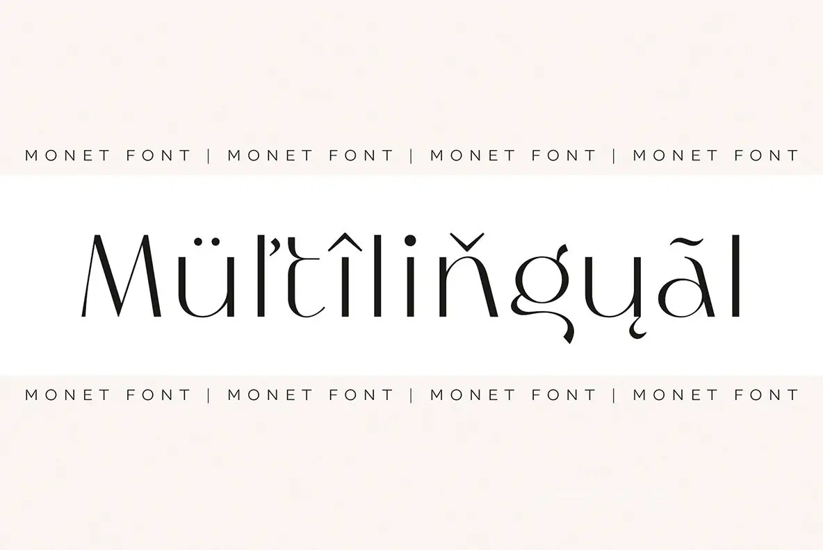 Monet Font - YouWorkForThem